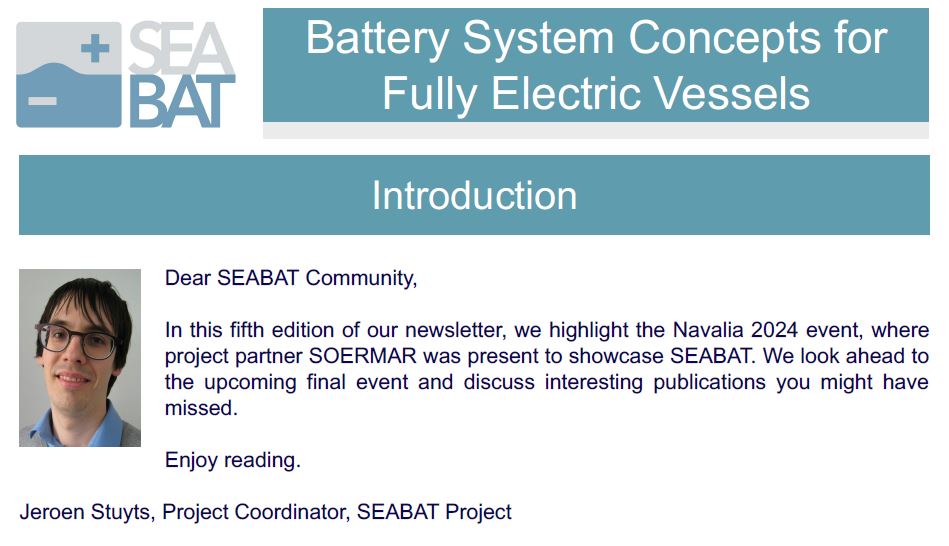 SEABAT's fifth newsletter is out! - SEABAT