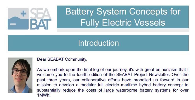 SEABAT's fourth newsletter is out! - SEABAT